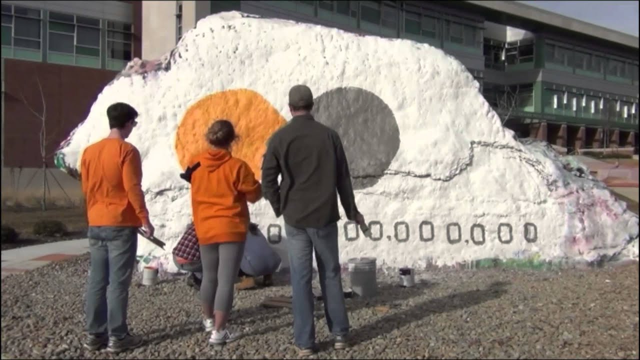 Up to UTK Painting the Rock - YouTube