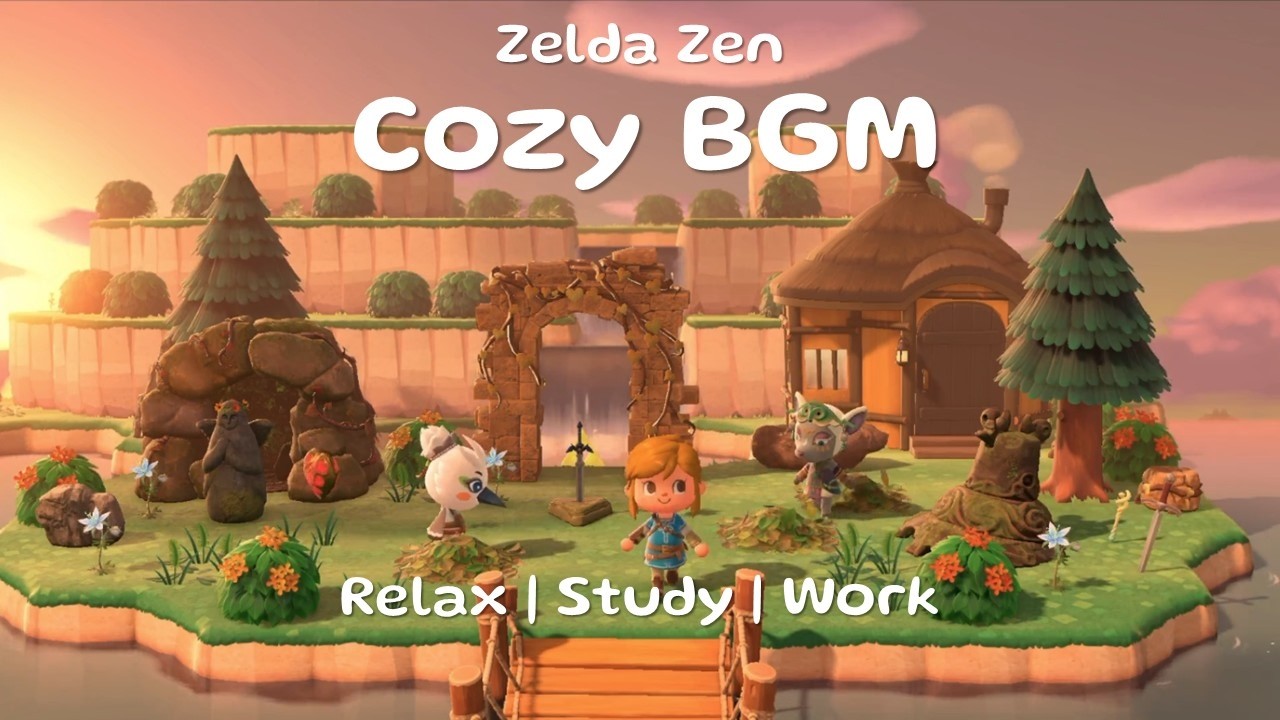 ACNH | Zelda Zen | Cozy BGM | Relax Study Work - YouTube
