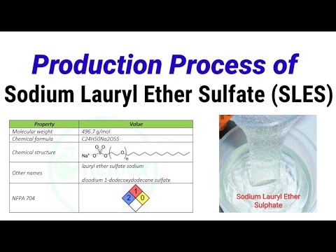 Sodium Lauryl Ether Sulfate - SLES Making Formula | Manufacturing of ...