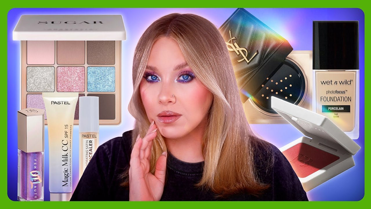ВСЁ ЛИЦО ПЕРВЫХ ВПЕЧАТЛЕНИЙ: YSL, Pastel, Fenty Beauty - YouTube