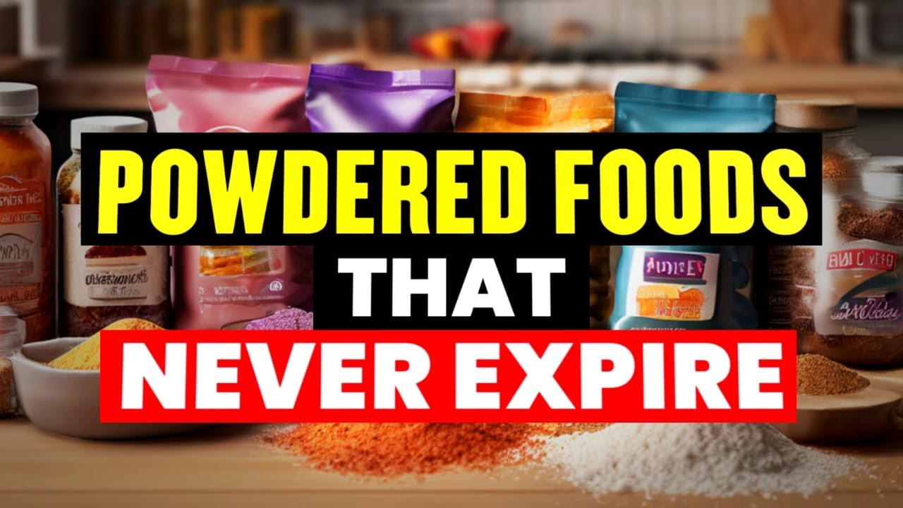 20 Powdered Foods That Will Last for Decades! - YouTube