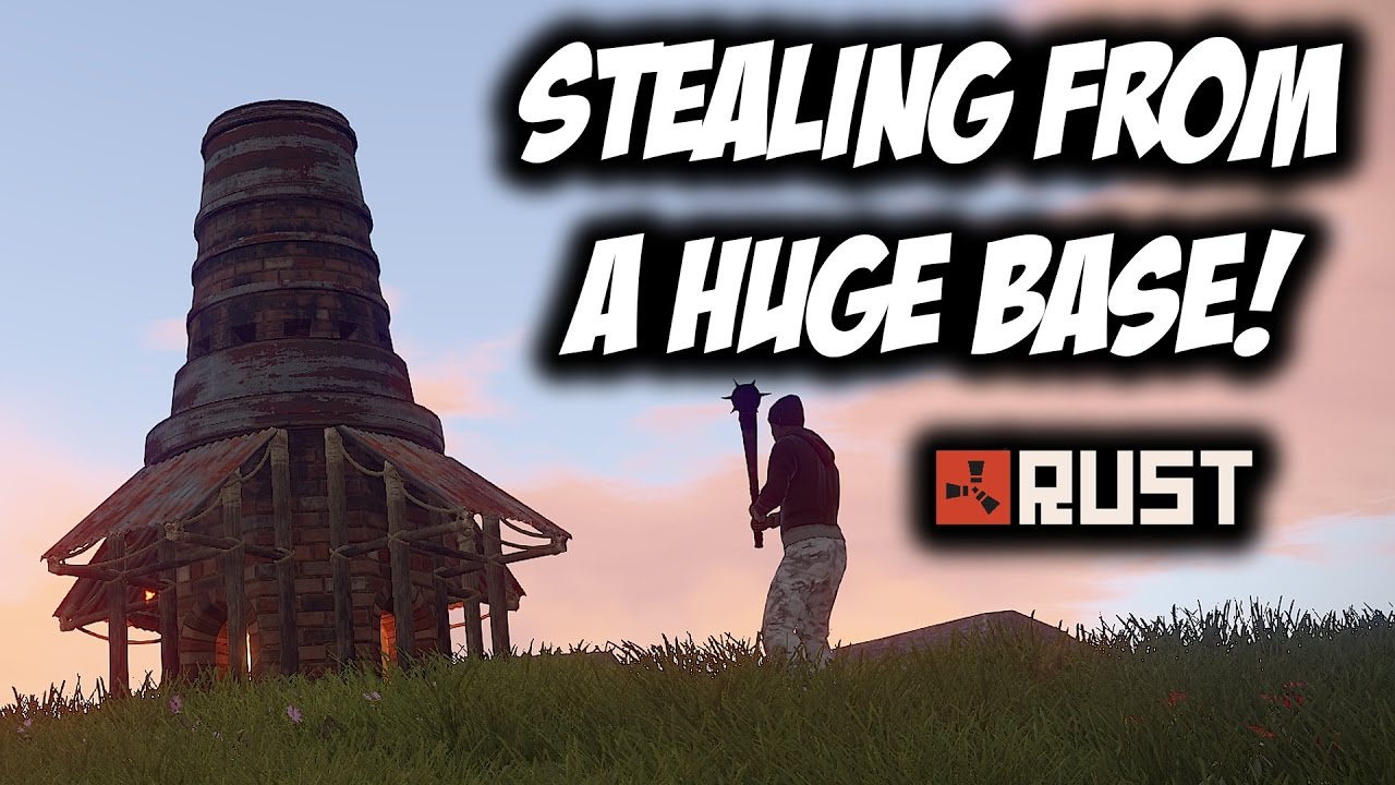 RUST | STEALING FROM A HUGE BASE! Duo Survival - YouTube