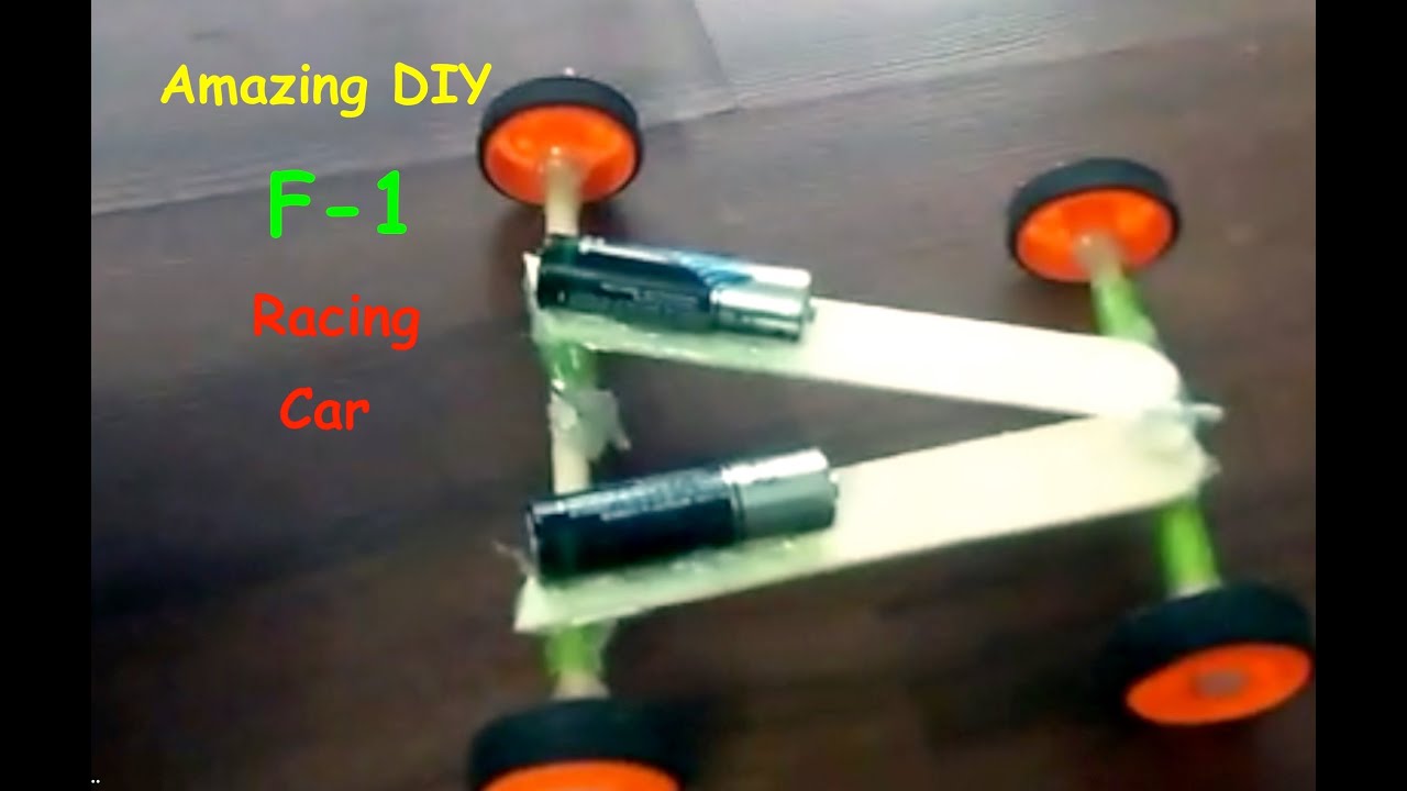 How to make amazing F1 racing car from Popsicle sticks - Popsicle stick ...