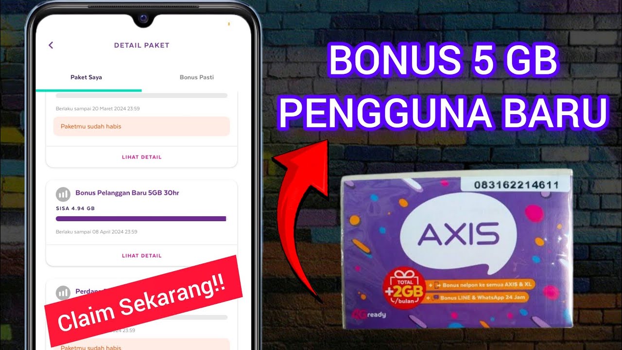Cara Ambil Bonus Pengguna Baru Pada Kartu Axis - YouTube