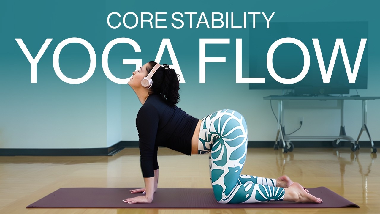 Core Stability Yoga Flow: Strengthen & Balance Your Core - YouTube
