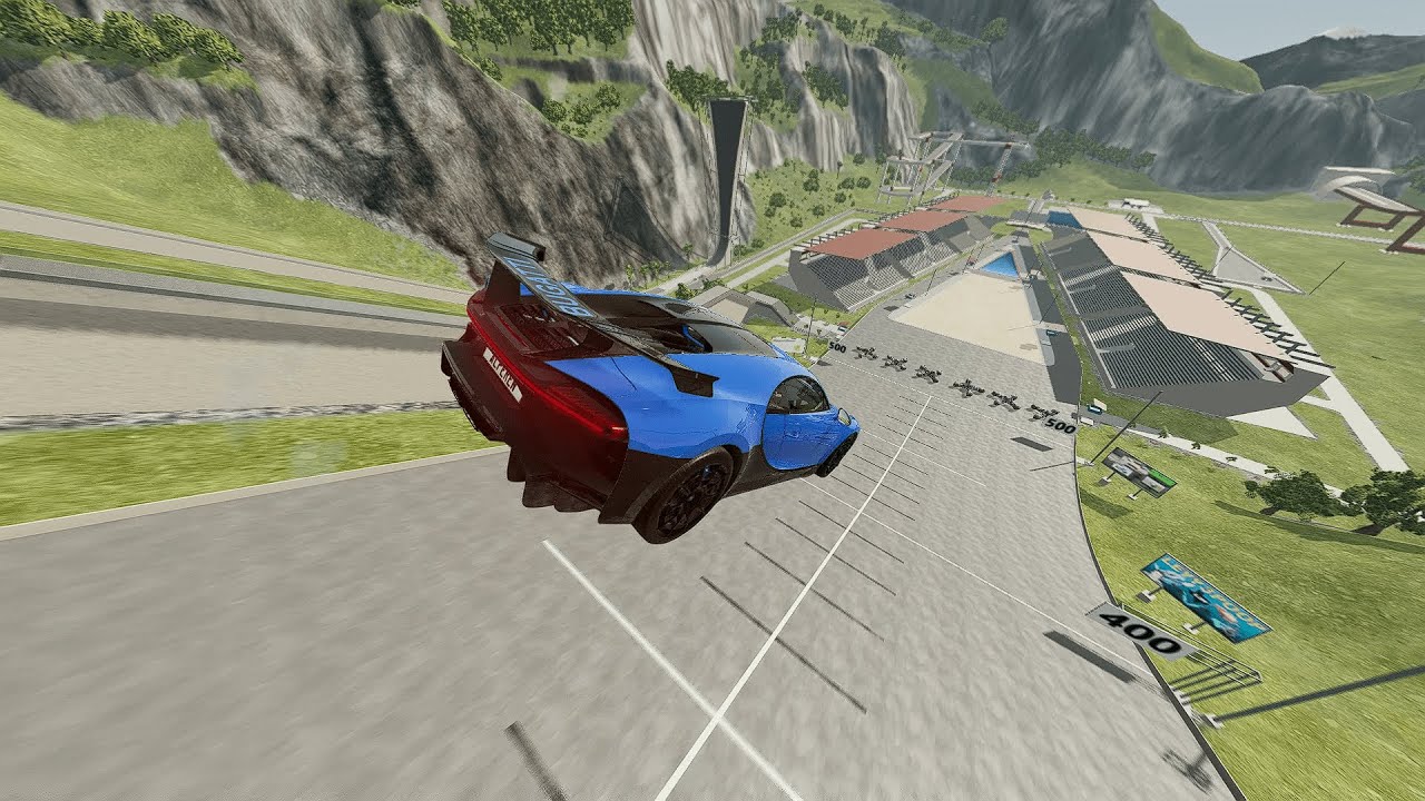 BEAMNG DRİVE BİG RAMP- Super Car Jumps #2 - YouTube