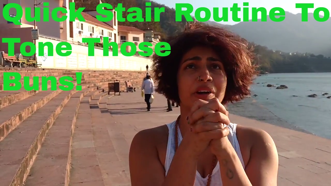 Quick Stair routine to tone those buns! - YouTube
