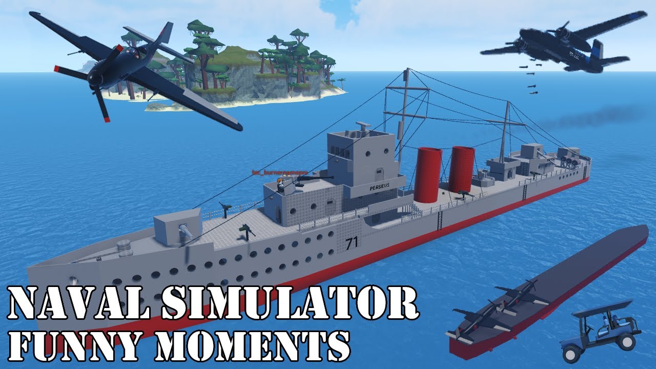 Roblox Naval Simulator Funny Moments - YouTube