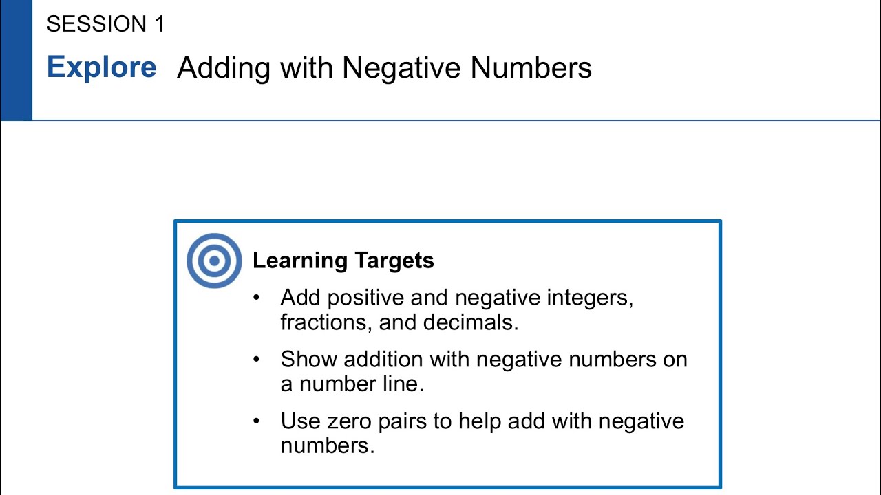 iReady Math 7 Lesson 8 Session 1 - YouTube