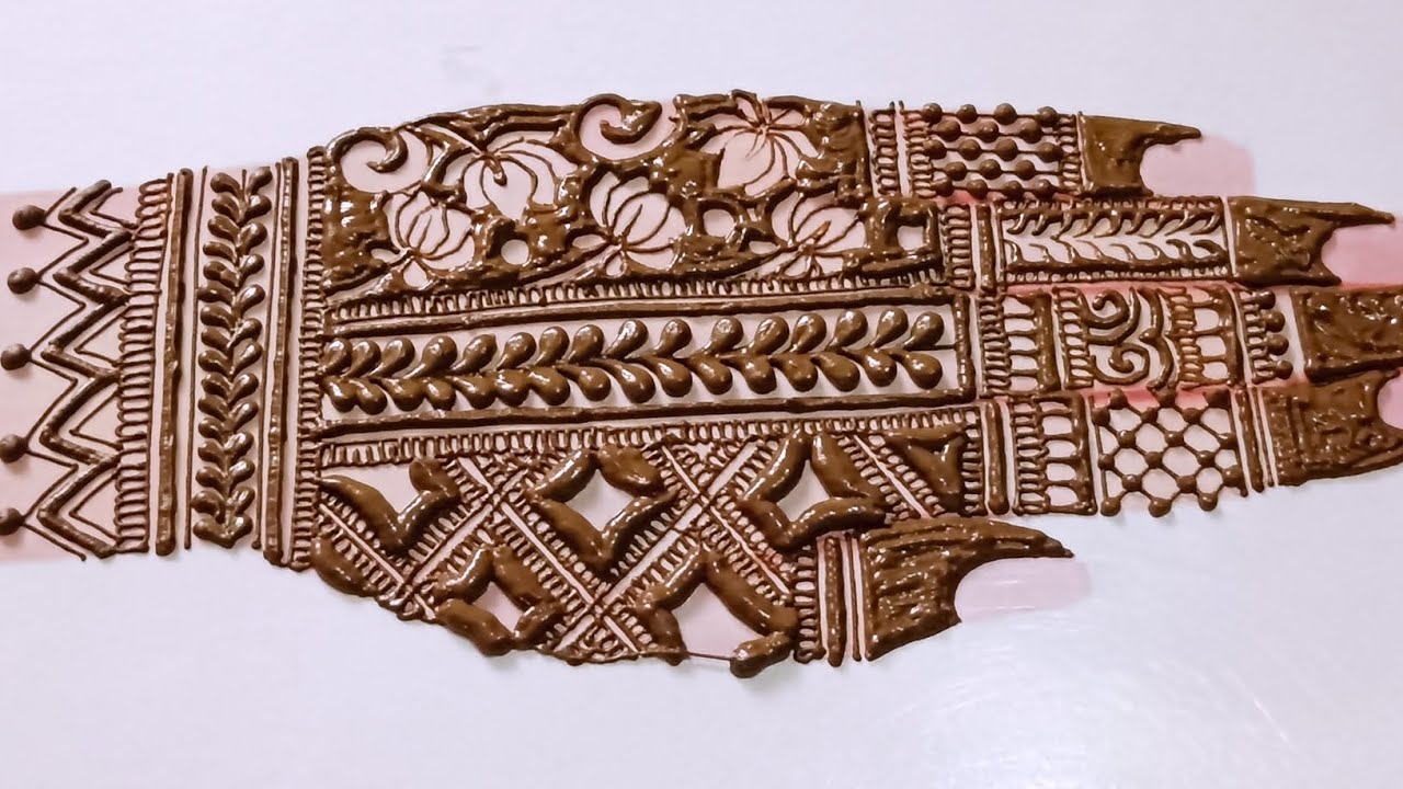 beautiful back hand mehandi design SK mehandi art 2024 mehandi design ...