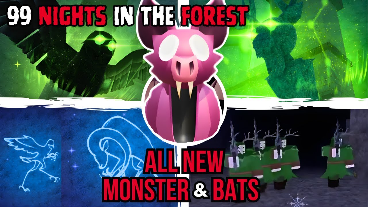 99 Nights in the Forest🦇 - The BAT ENTITY & CAVE ALL UPDATE - Roblox ...