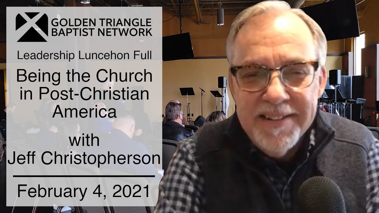 Ministry in a Post Christian America with Jeff Christopherson | Full ...