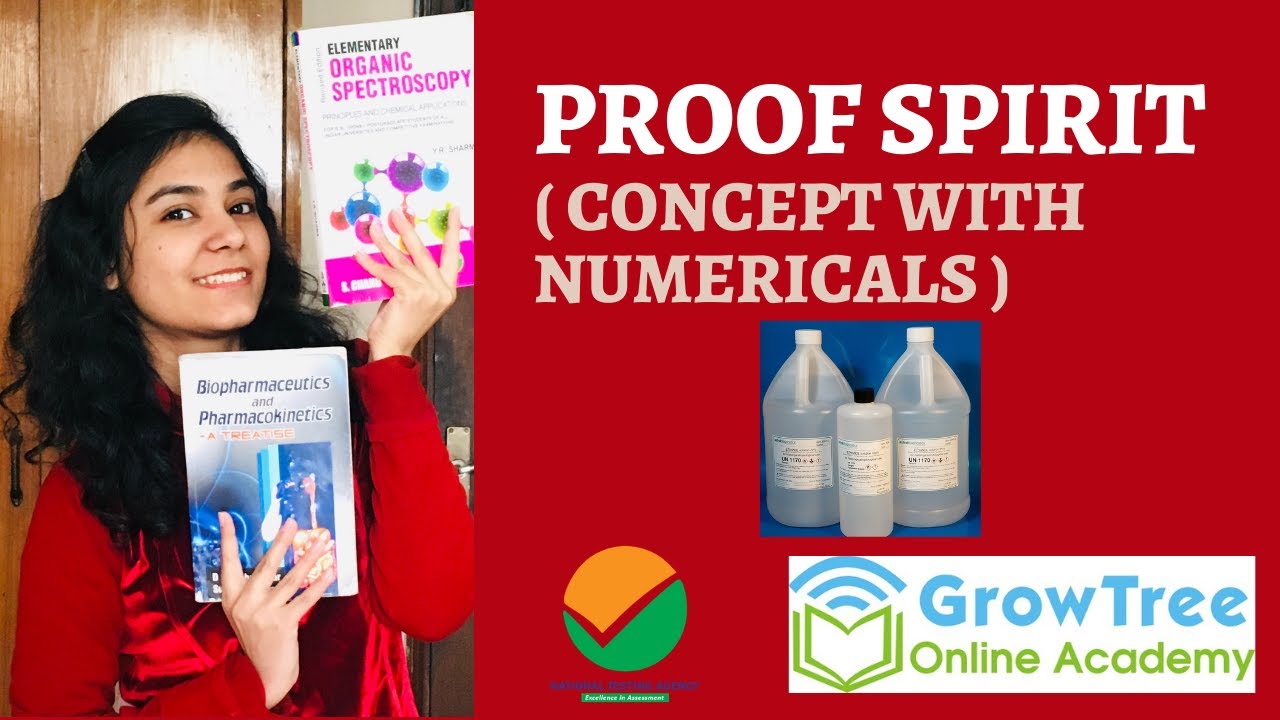 PROOF SPIRIT || Pharmaceutical Calculations || GPAT || GrowTree Online ...