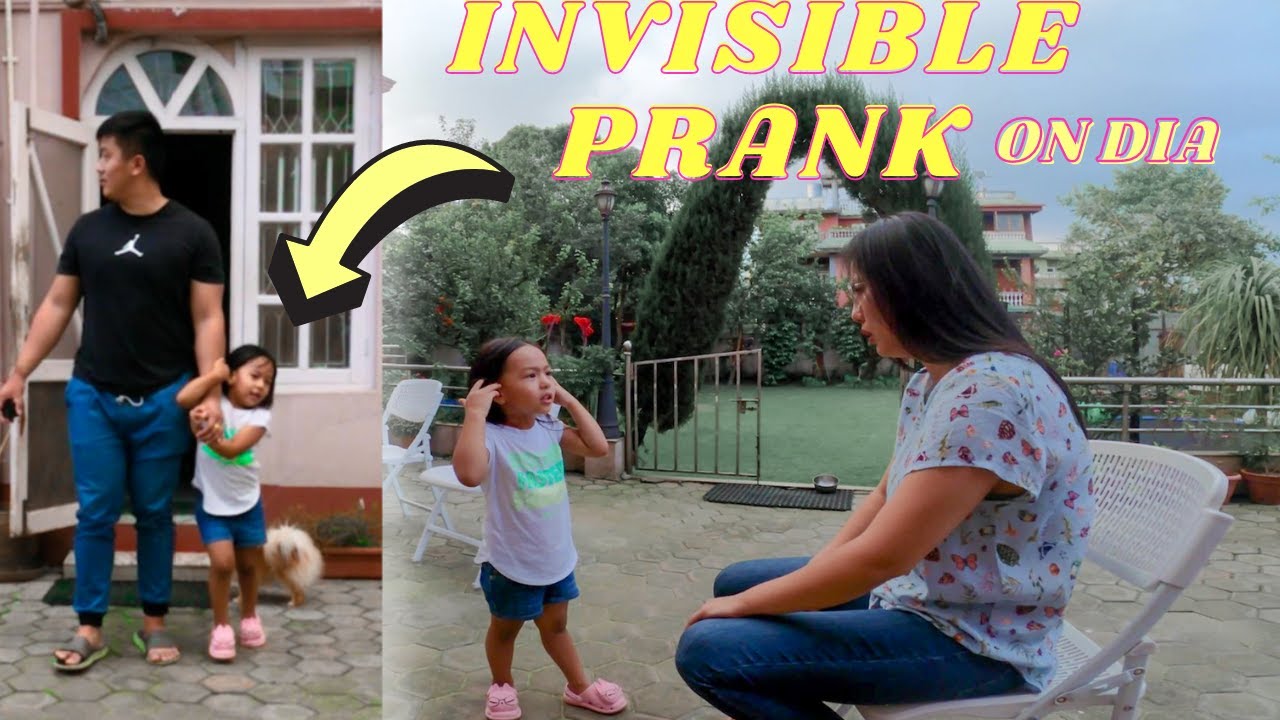 Invisible prank on Dia | VLOG - YouTube