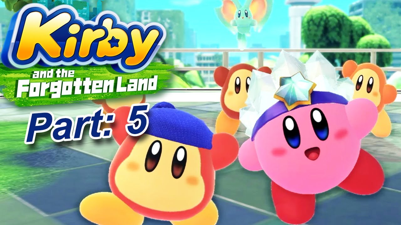 Kirby and the Forgotten Land A Trip to Alivel Mall Gameplay Walkthrough ...