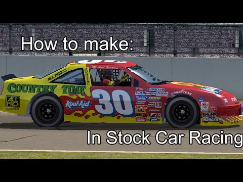 How to make the Michael Waltrip's Kool-Aid car in Stock Car Racing ...