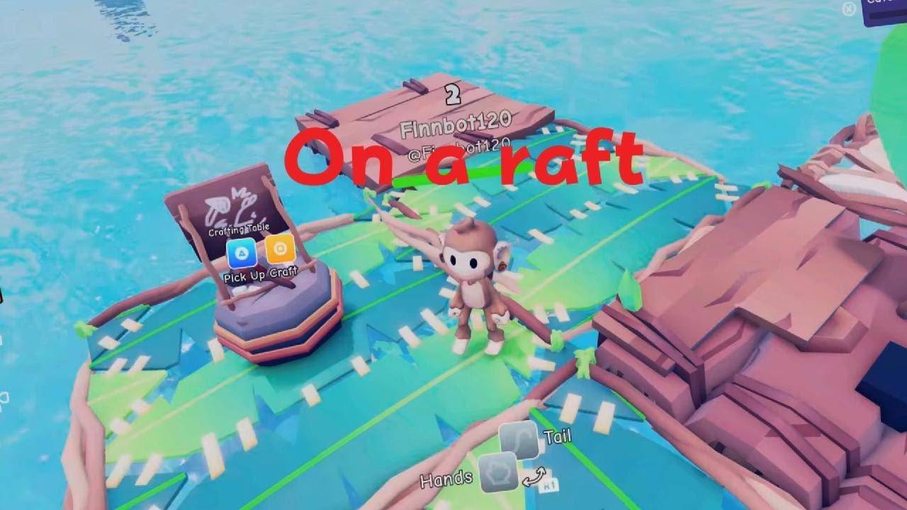Monkey Raft Gameplay 🐒 Roblox - YouTube