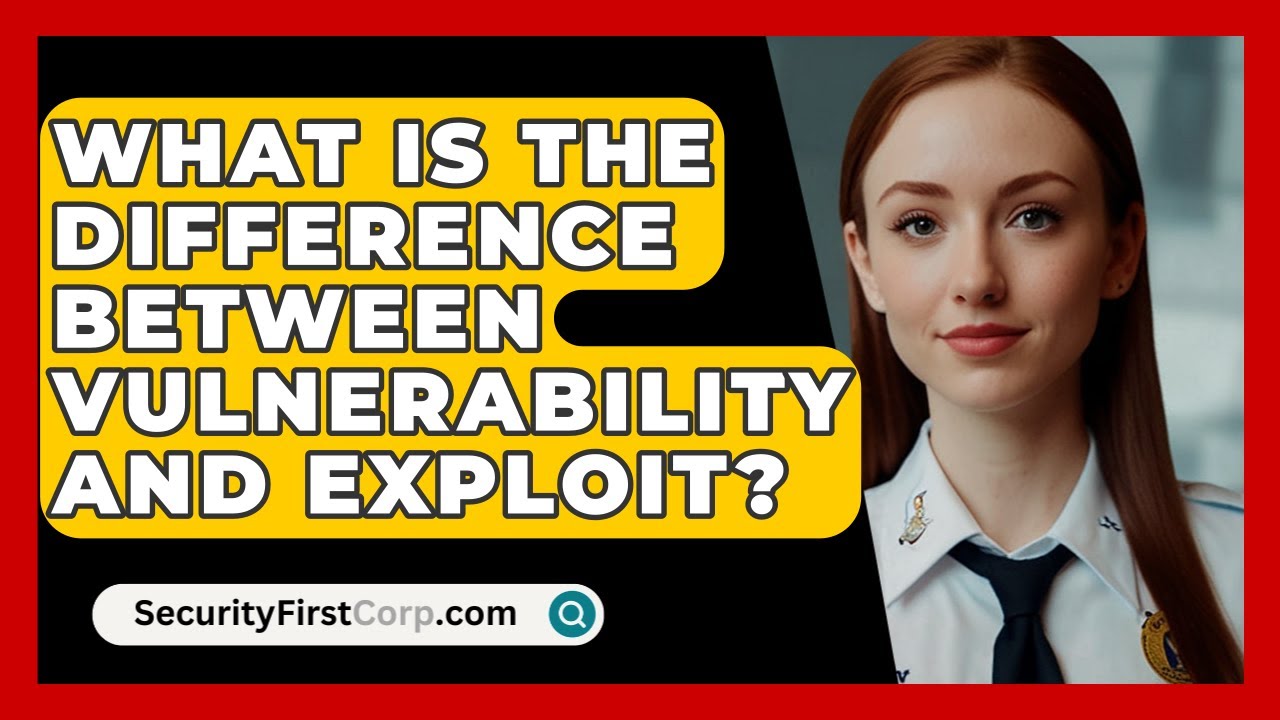 What Is The Difference Between Vulnerability And Exploit? - SecurityFirstCorp.com - YouTube