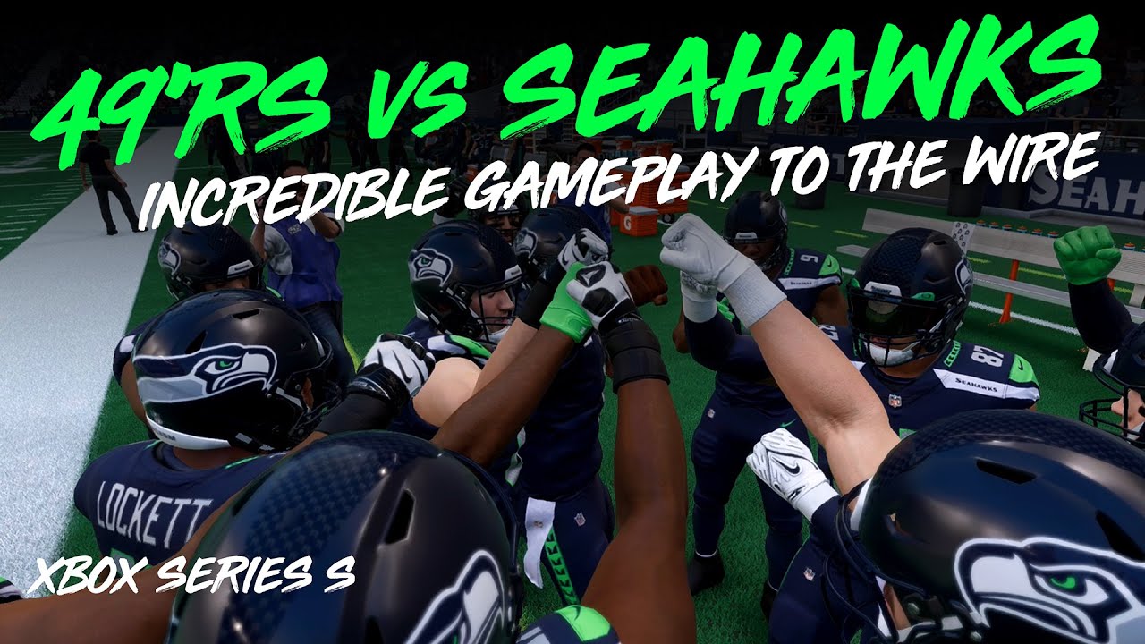 SAN FRANSISCO 49RS vs SEATTLE SEAHAWKS // XBOX SERIES S GAMEPLAY ...