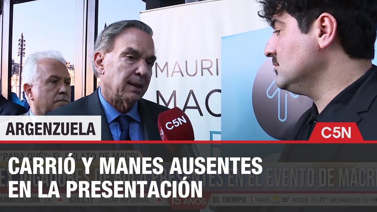 LAUTARO MAISLIN en la PRESENTACIÓN del NUEVO LIBRO de MAURICIO MACRI ...