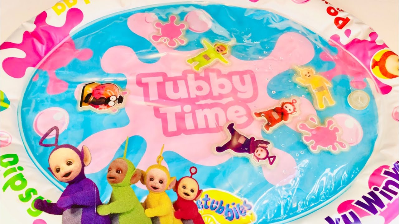TUBBY TIME Water Splash Mat Teletubbies Toys - YouTube