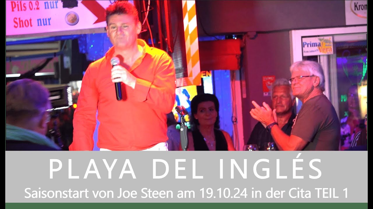 GRAN CANARIA / PLAYA DEL INGLÉS Saisonstart von Joe Steen am 19.10.24 ...