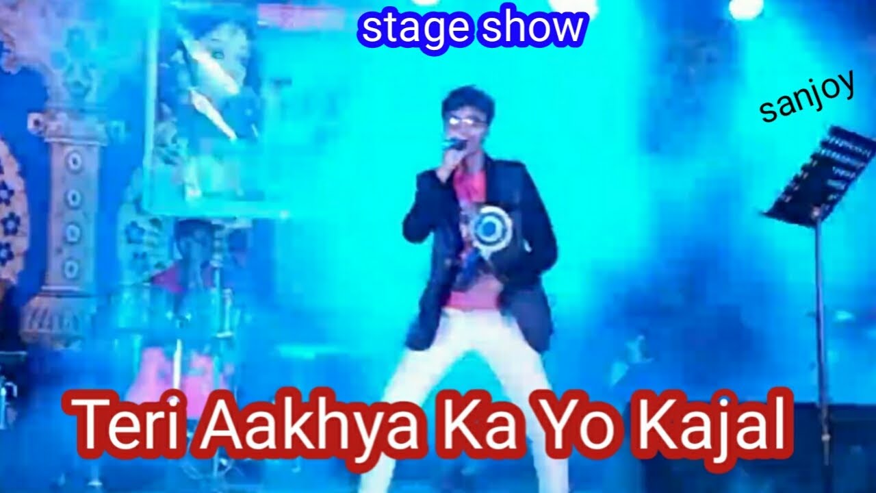 Teri Aakhya Ka Yo Kajal - Live | Sanjoy Pal Pal Yaad Teri Tarpave | Sapna Chaudhary - YouTube