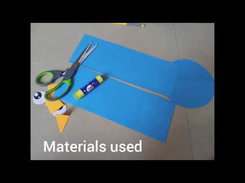 || How to make a bird || 3d Bird || Creative Bird || Craft classes 3rd ...