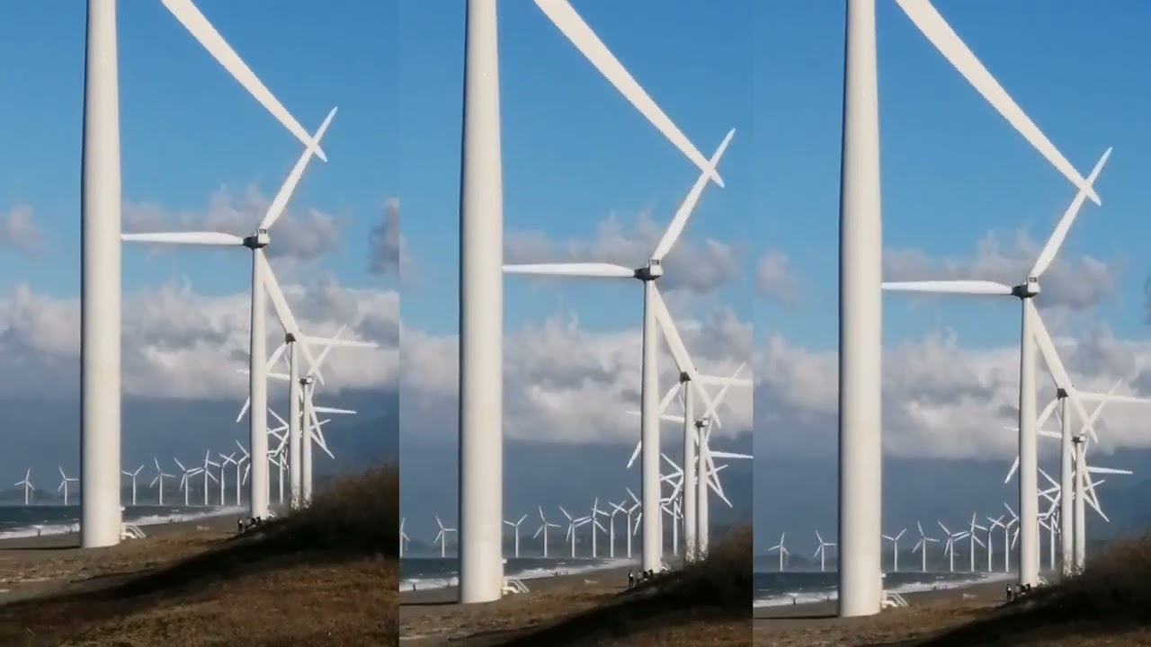 close up view of the windmill | windmill at the seaside - YouTube