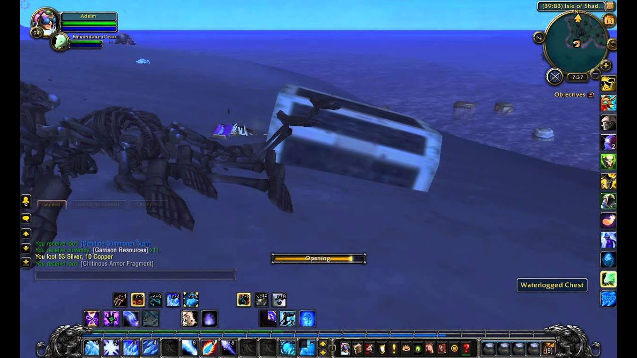 WOW - Location of the Waterlogged Chest - YouTube