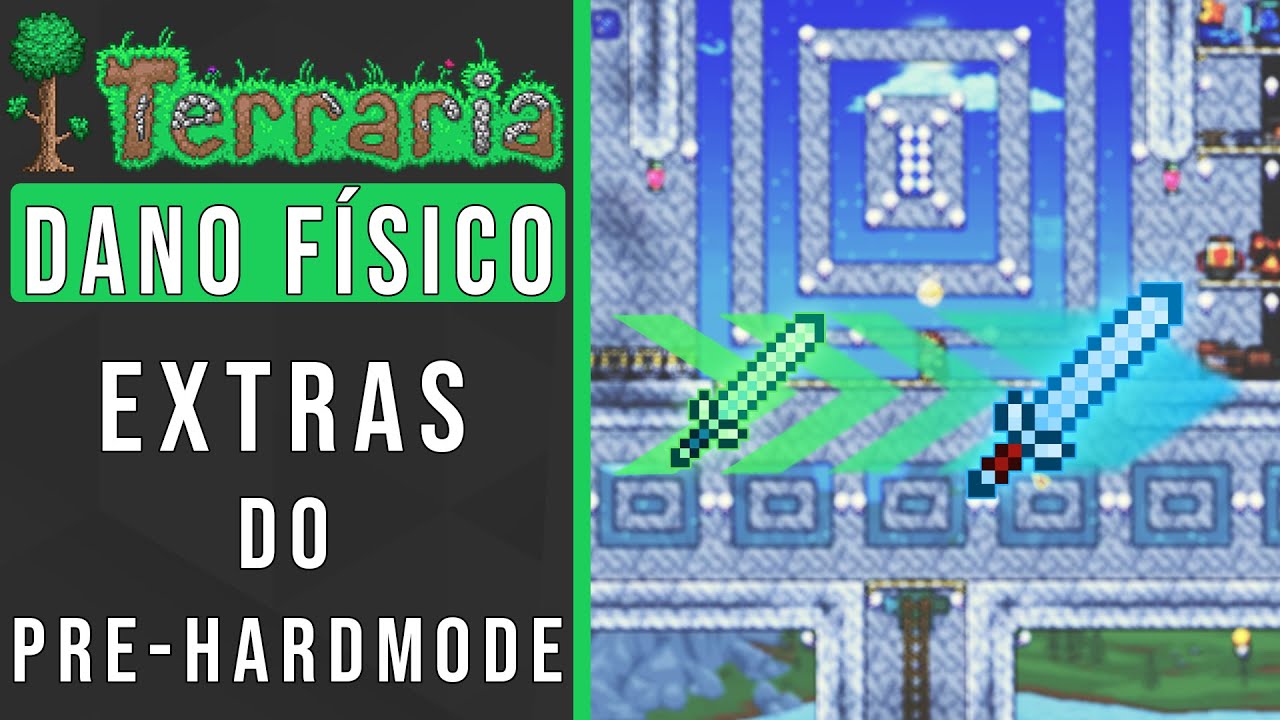 TERRARIA: EXTRAS (FÍSICO) DO PRÉ-HARDMODE 🌱 - YouTube