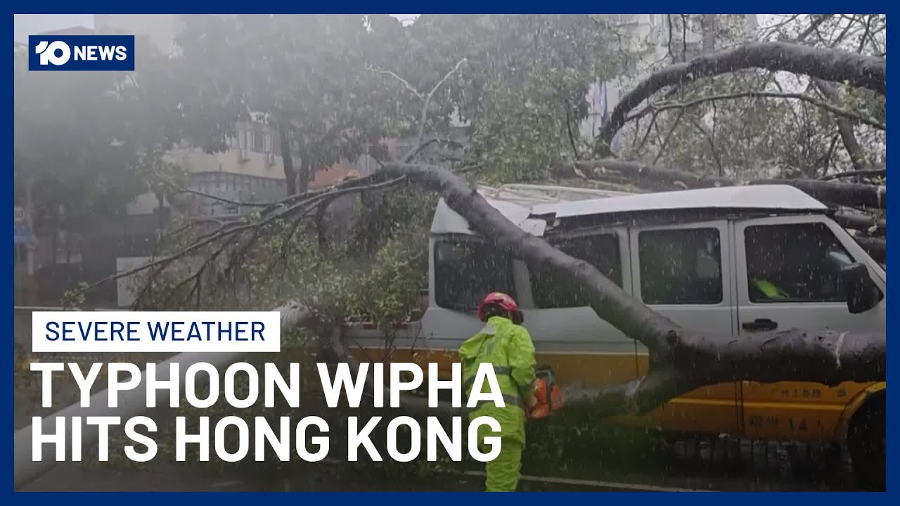 Severe Weather Batters Hong Kong As Typhoon Wipha Makes Landfall On ...