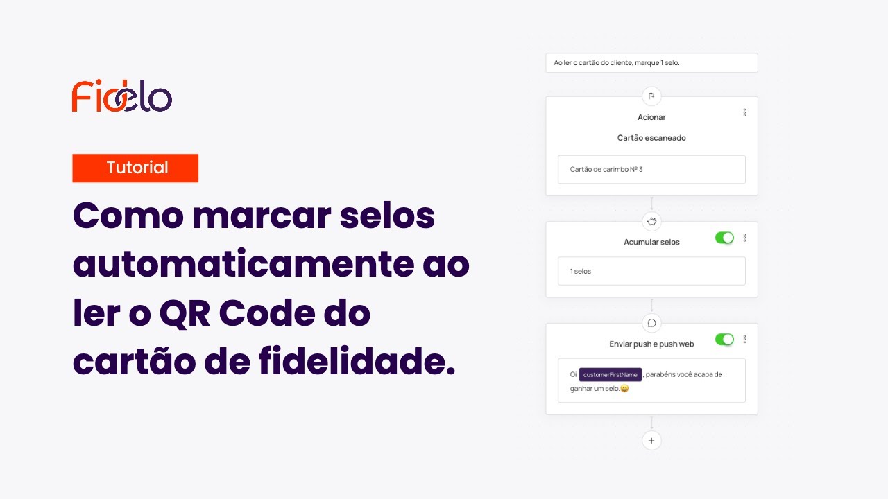 Como marcar selos automaticamente ao Ler o QR Code no cartão de ...