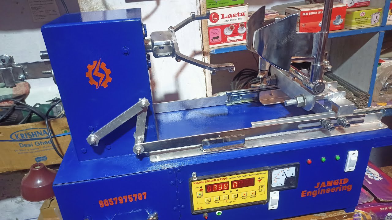 New Fan Rewinding Machine - YouTube