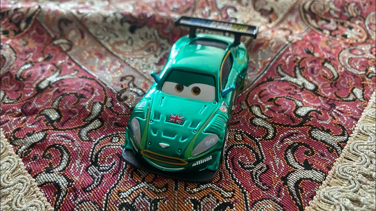 Disney Pixar Cars 2 Diecast Metallic Nigel Gearsley (British Racer ...