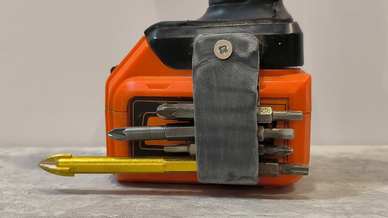 How to make a bit holder for a screwdriver? - YouTube