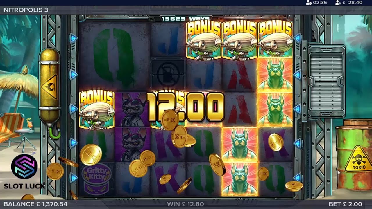 Nitropolis 3 Slot - BIG Win - YouTube