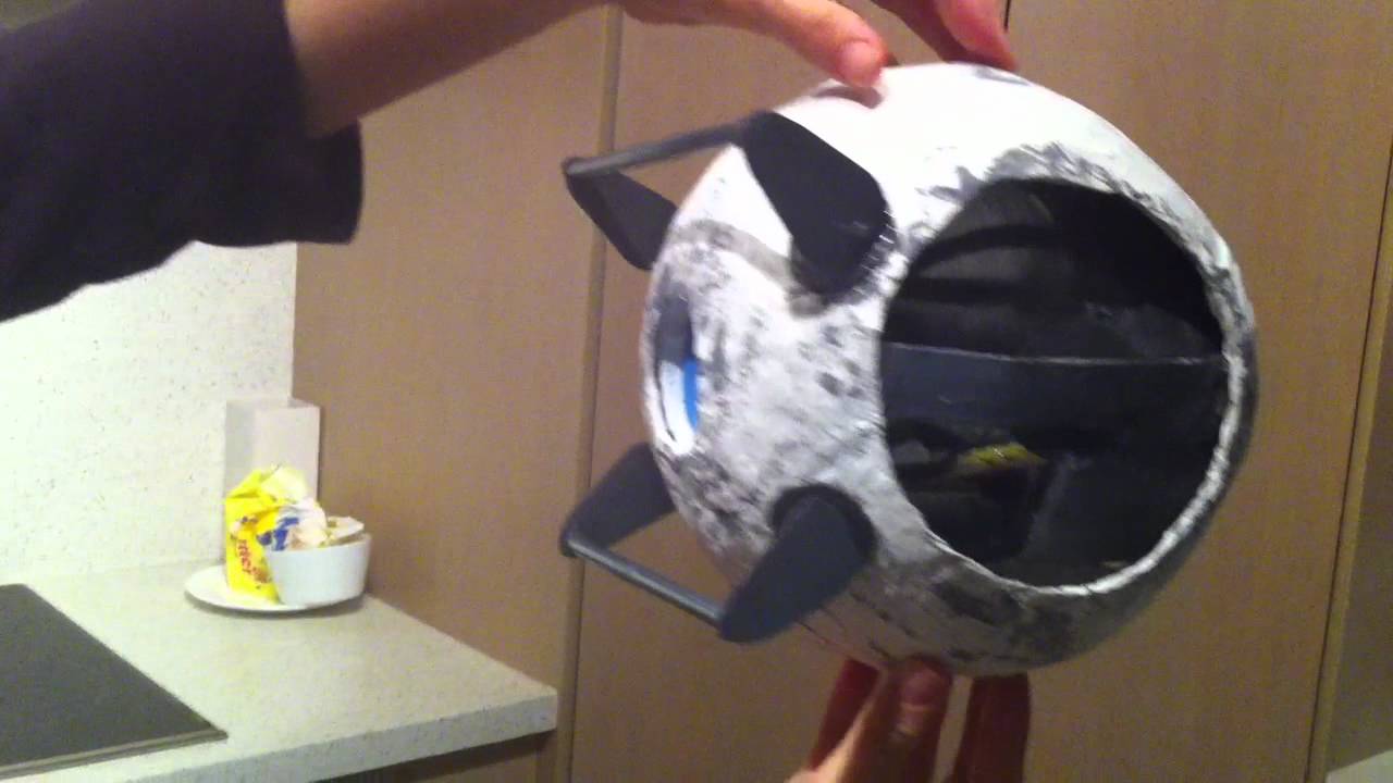 Wheatly Model (PORTAL 2) Paper Mache - YouTube