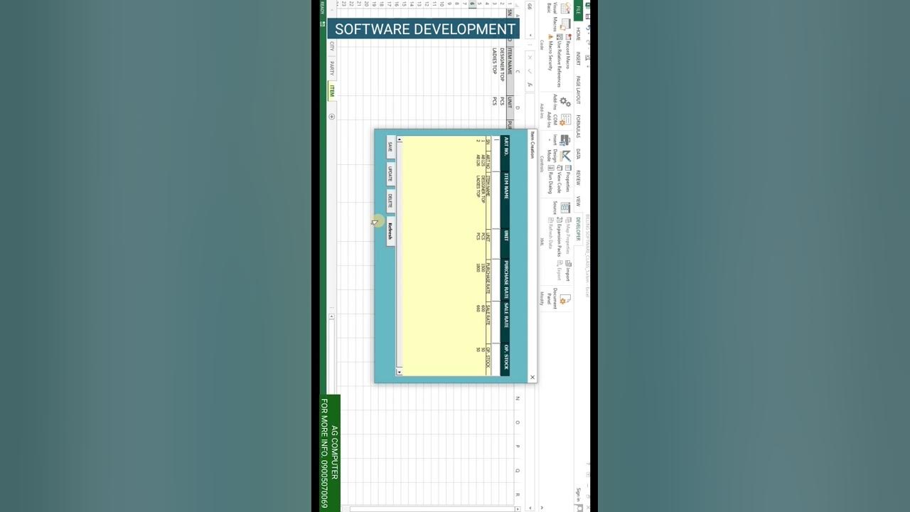 How to make billing software | #softwaredevelopment #excel #exceltips #exceltricks #excel - YouTube