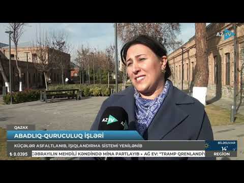Qazaxda küçələr asfaltlanıb, işqılandırma sistemləri yenilənib