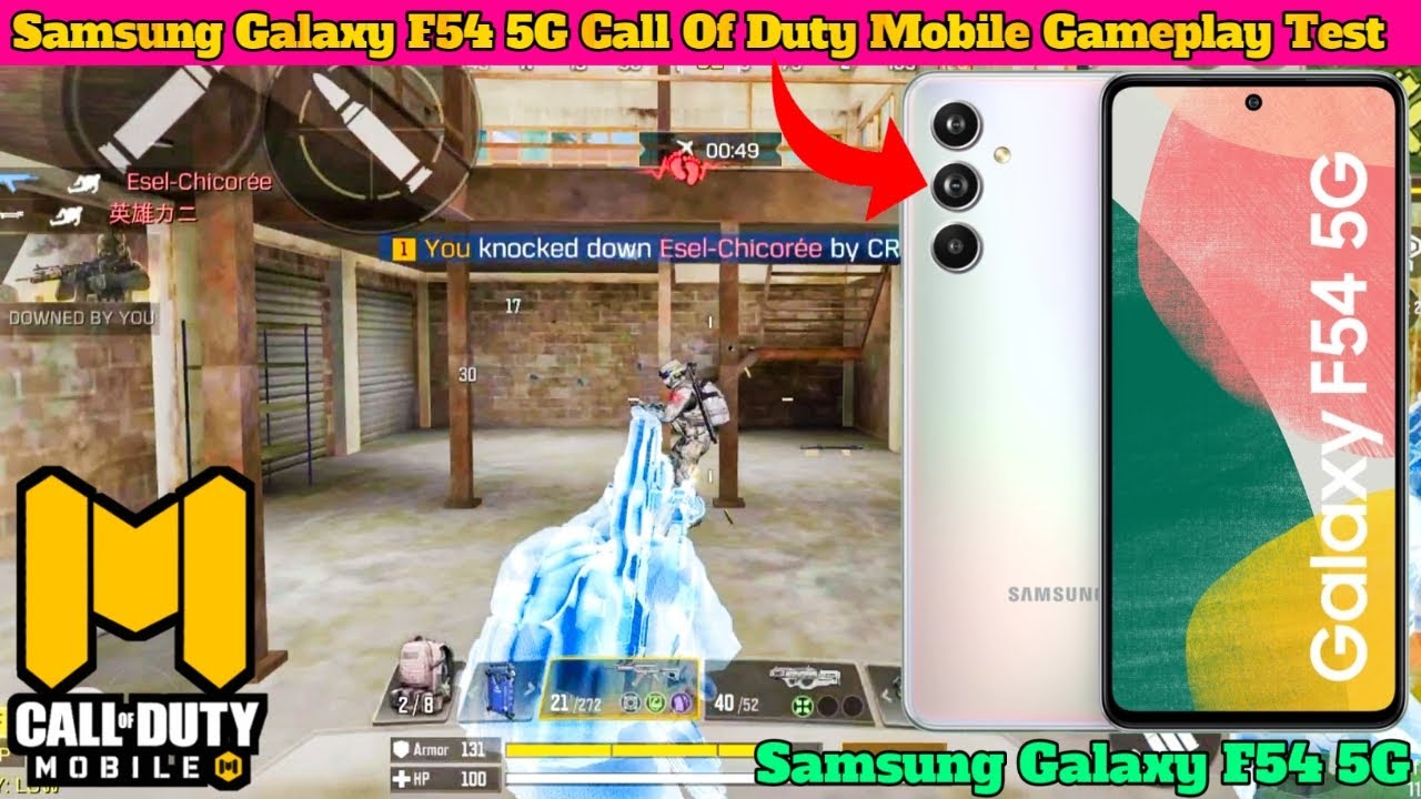 Samsung Galaxy F54 5G Call Of Duty Mobile Gameplay Test||Samsung F54 5G ...