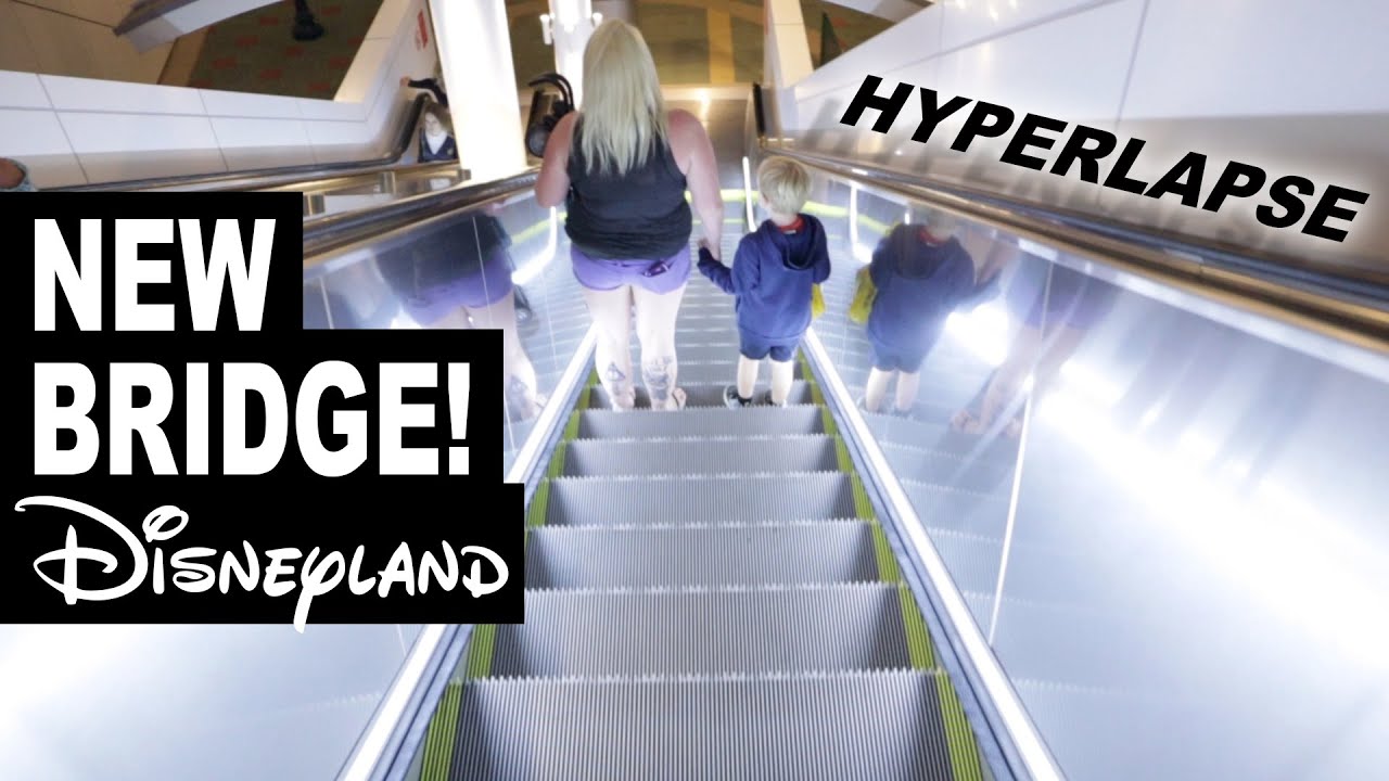 Disneyland's NEW Bridge (HYPERLAPSE) Downtown Disney to Pixar Pals ...