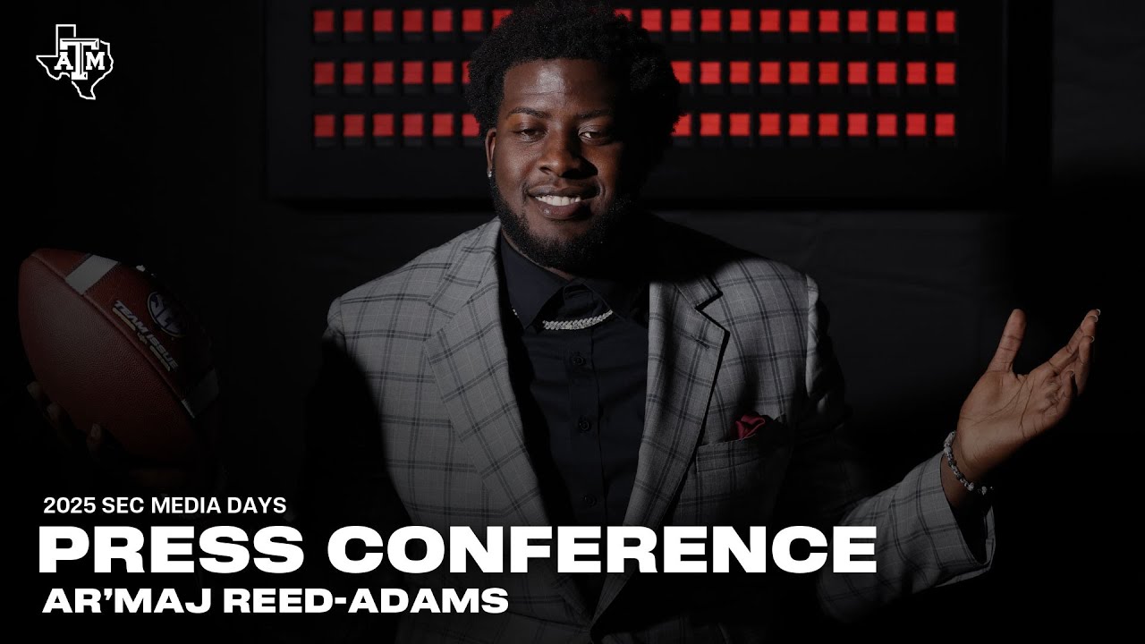 SEC Media Days: Ar'Maj Reed-Adams - YouTube