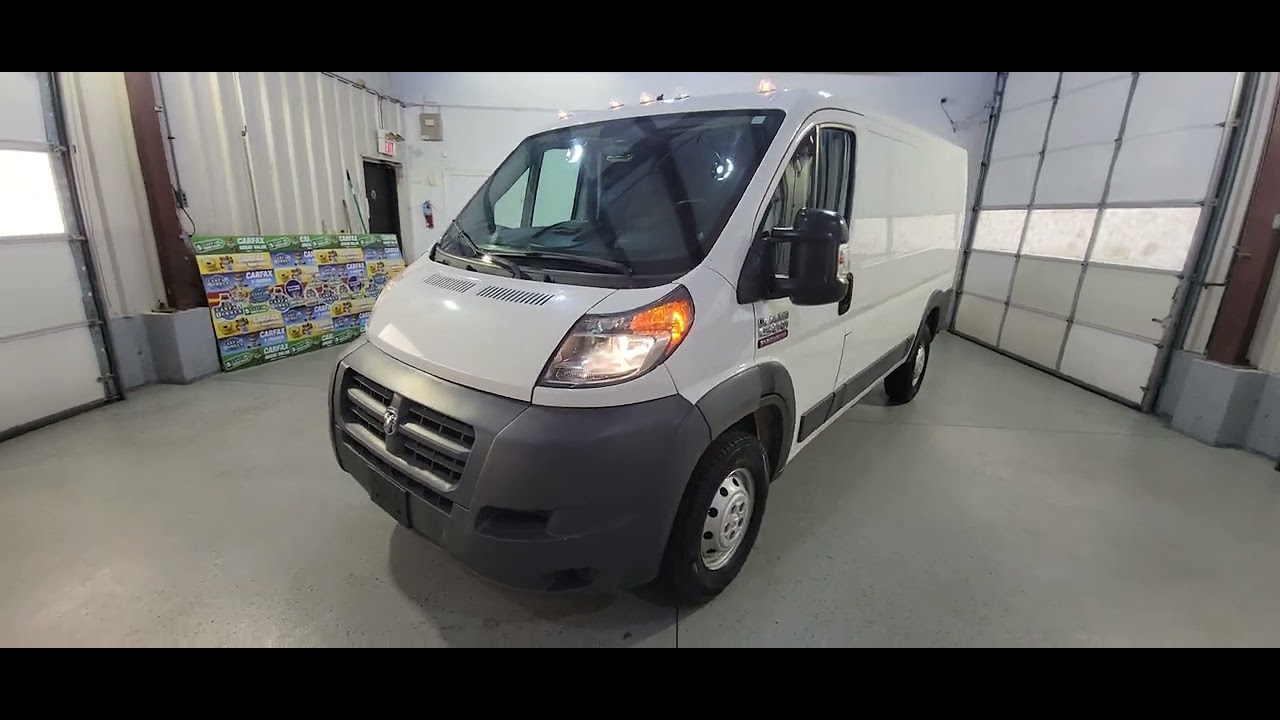 2014 RAM PROMASTER 1500 LOW MILES CARGO VAN!!! - YouTube