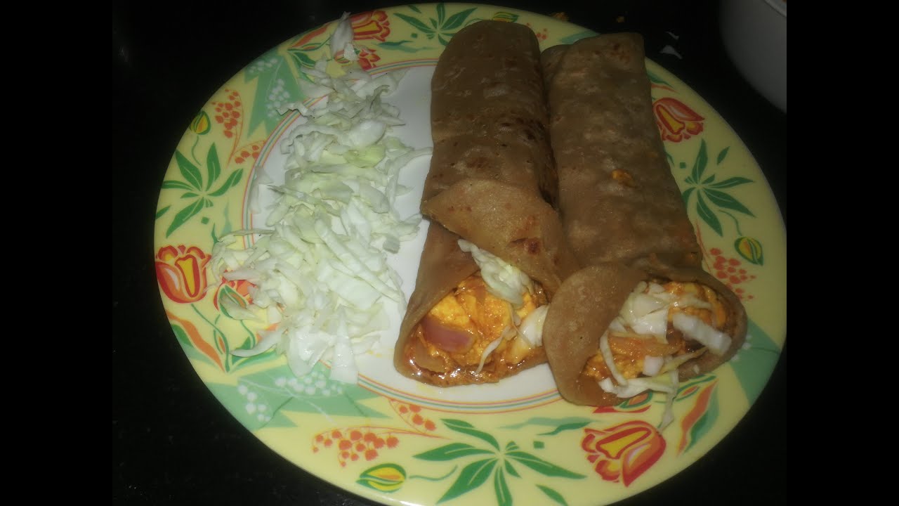 Leftover Chappathi Frankie |Chappathi Panneer Roll|Chappathi Frankie ...