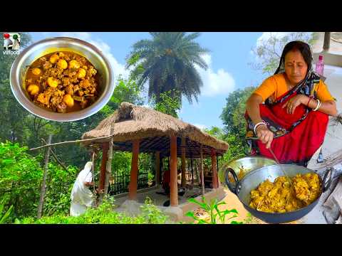 মায়ের হাতে দেশি আলু দিয়ে কচি পাঠার মাংস রান্না | Bengali special Kochi Pathar Mangsho recipe
