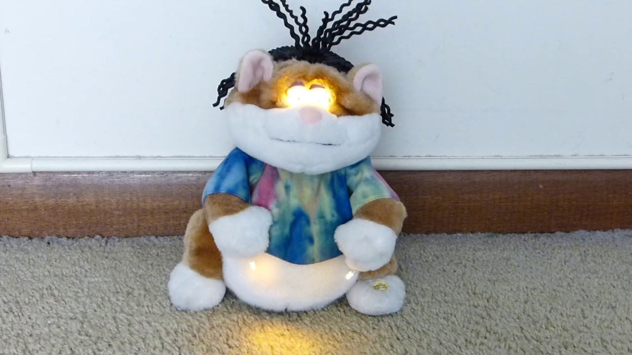 Gemmy Electric Cat #1 (mostly fixed, new LEDs) - YouTube