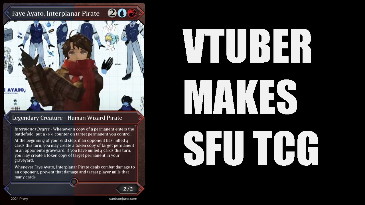 Turning SFU Faculty Anime People into a Trading Card Game!【Faye Ayato ...