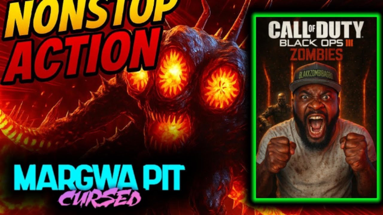 Can You Survive The Margwa Pit Challenge || BO3 CUSTOM ZOMBIES #BZBB - YouTube
