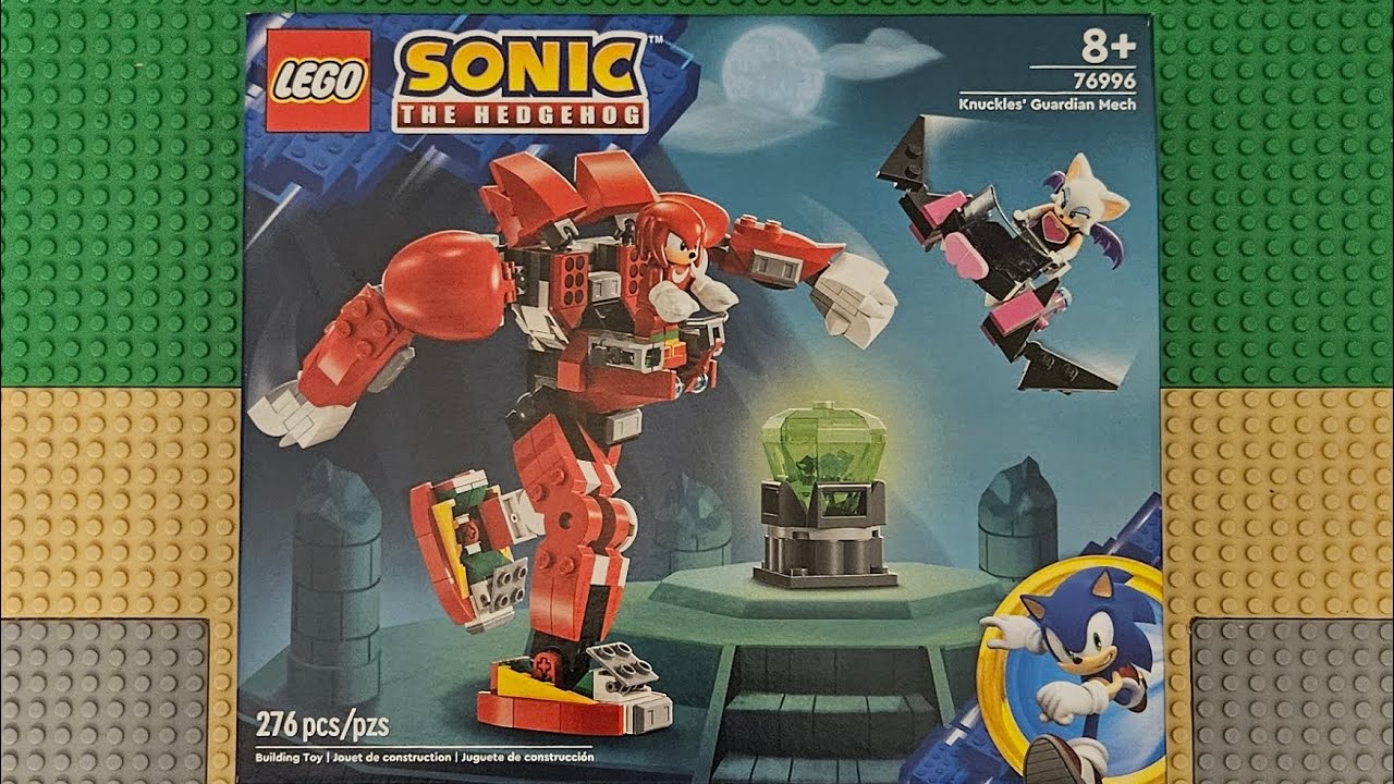 lego sonic set 76996 knuckles' guardian mech review - YouTube